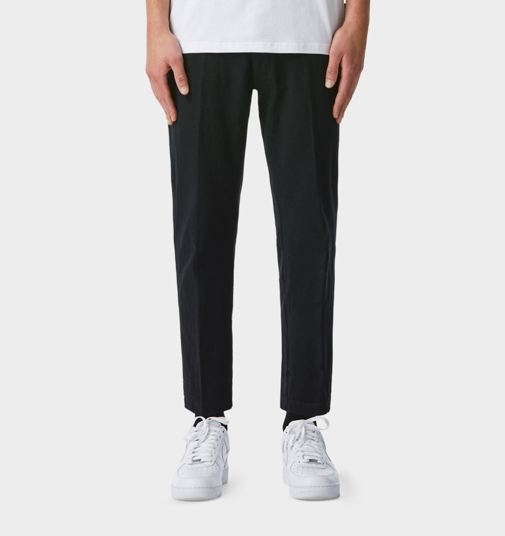 Linen Slim Kobe Pant - Tall Slim Fit Pant in Black | I Love Ugly AU