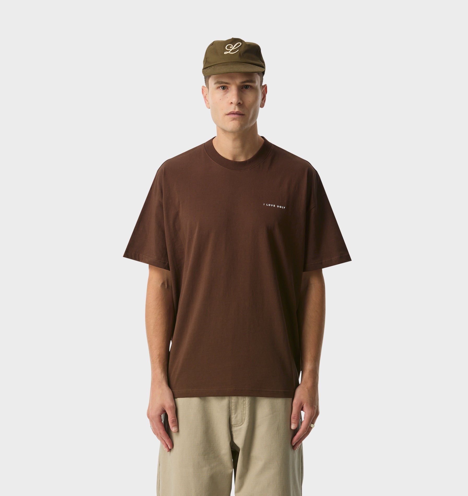 Box Tee 2.0 - Dark Brown | I Love Ugly AU