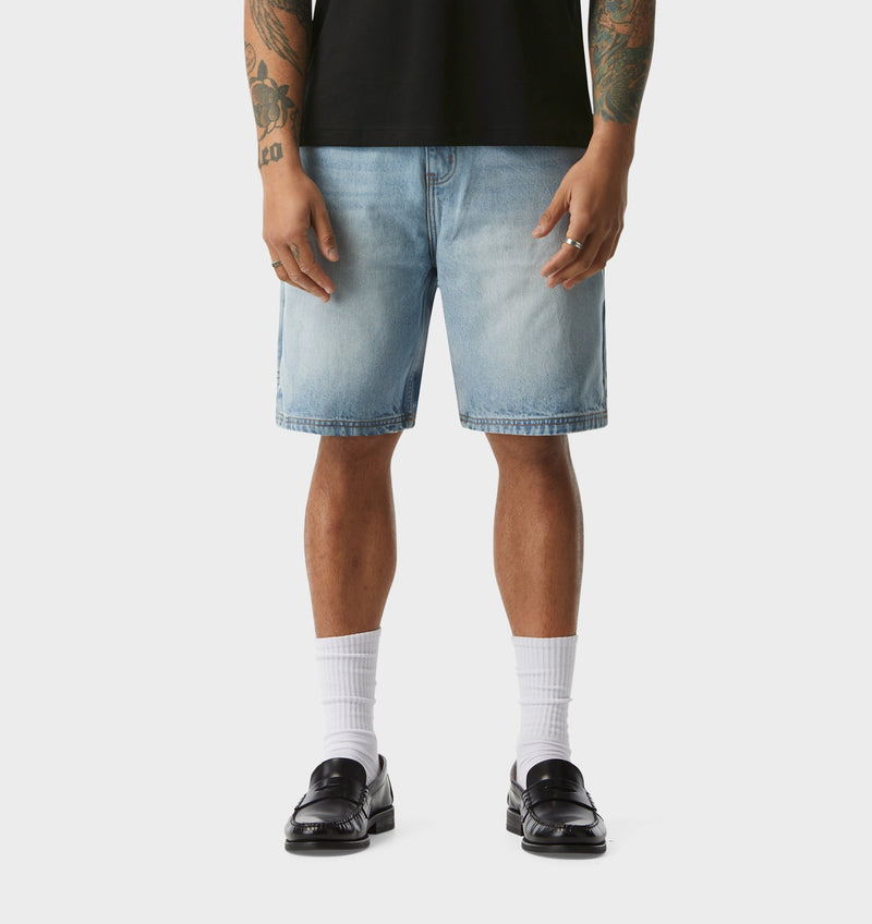 Clean Carpenter Short - Faded Blue | I Love Ugly AU