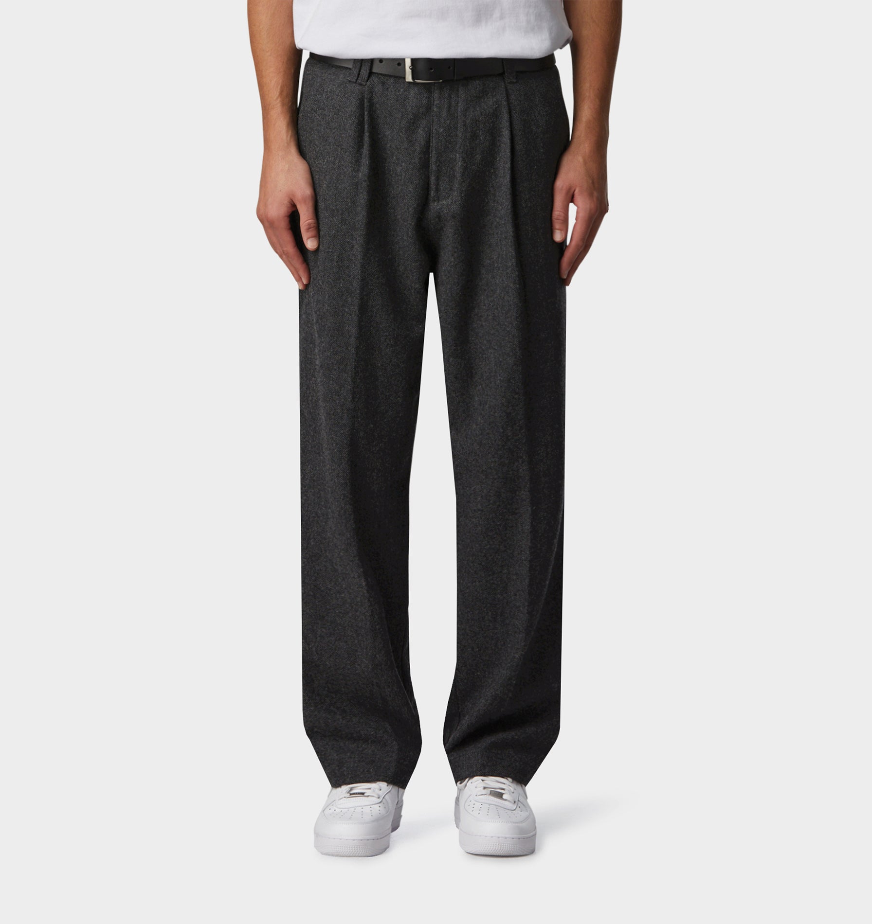 Winston Tailored Pant in Charcoal Wool | I Love Ugly AU