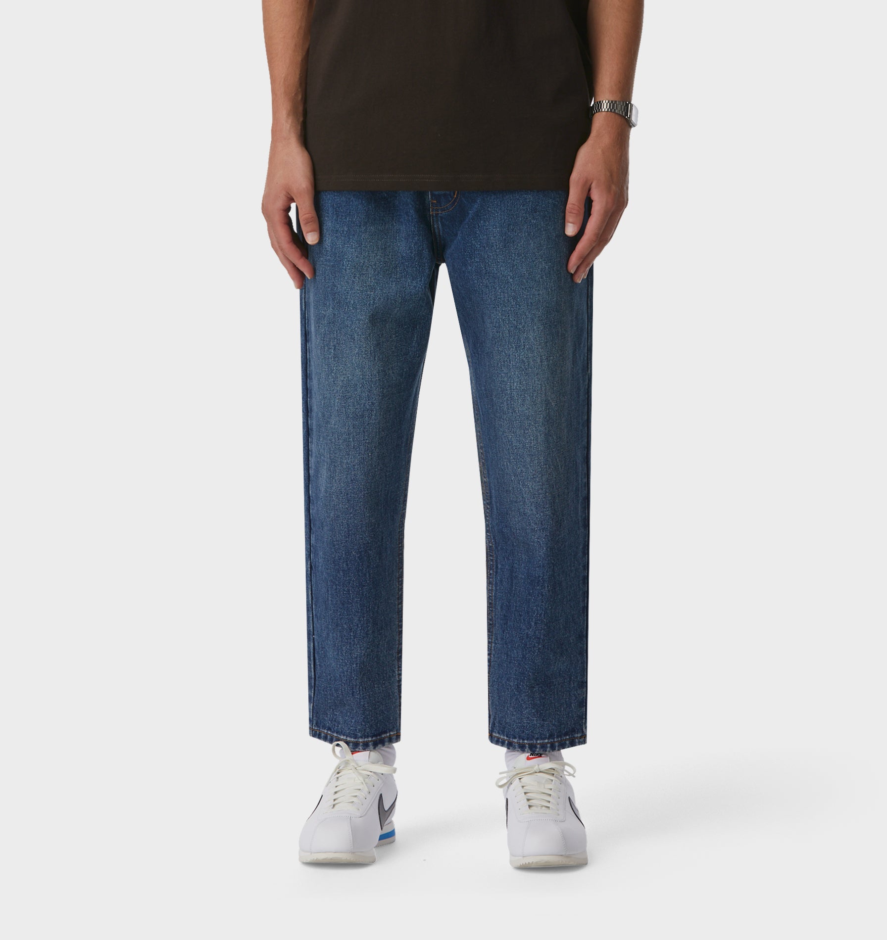 Cropped 90s Denim - Denim Pant in Washed Indigo | I Love Ugly AU