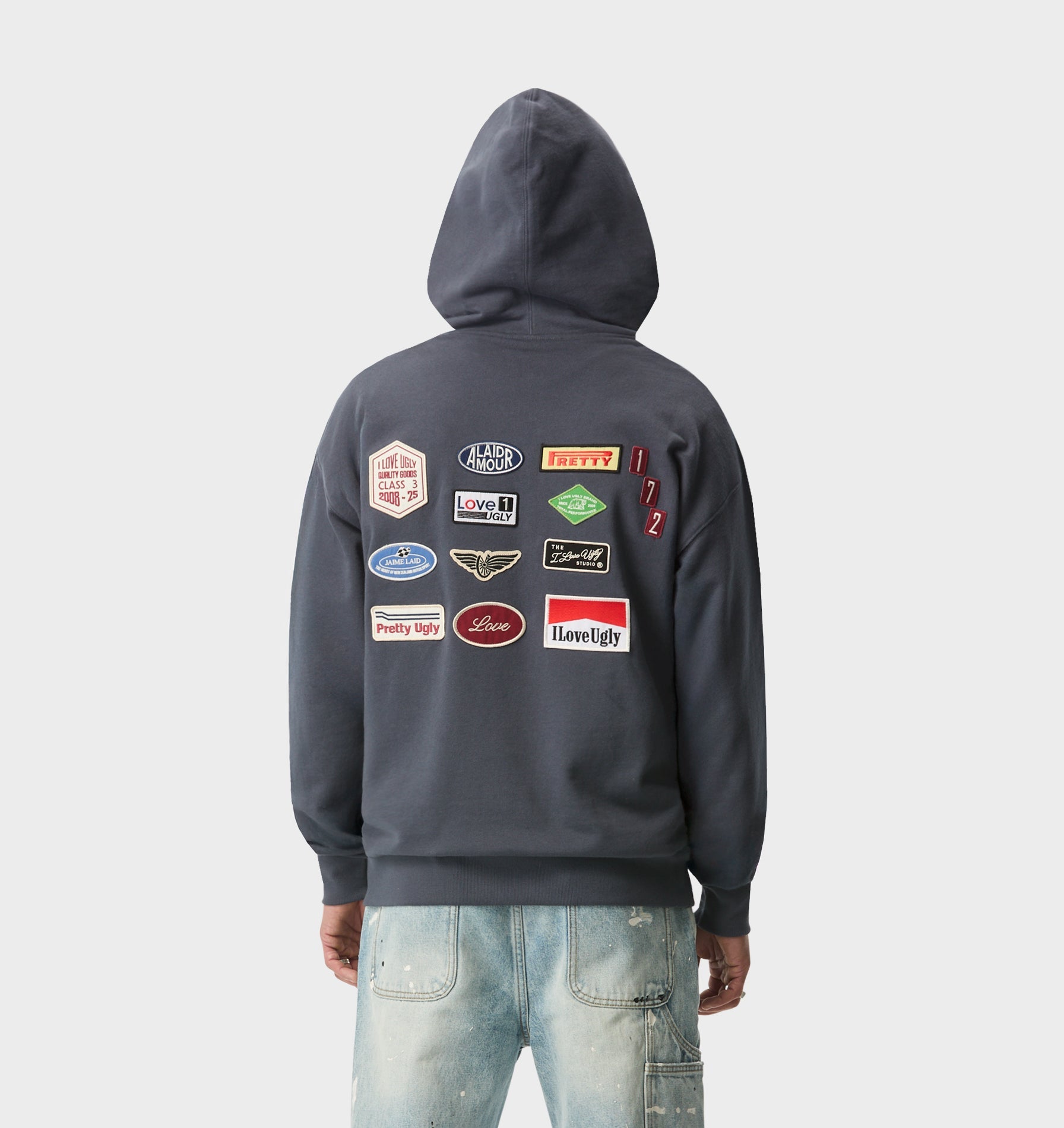 Patchwork Box Hood 2.0 - Indigo | I Love Ugly AU