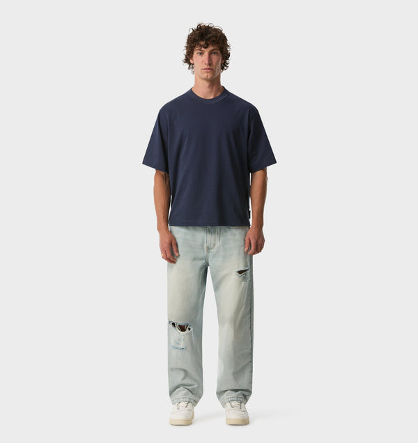 Distressed Edgar Denim - Light Vintage Blue | I Love Ugly AU