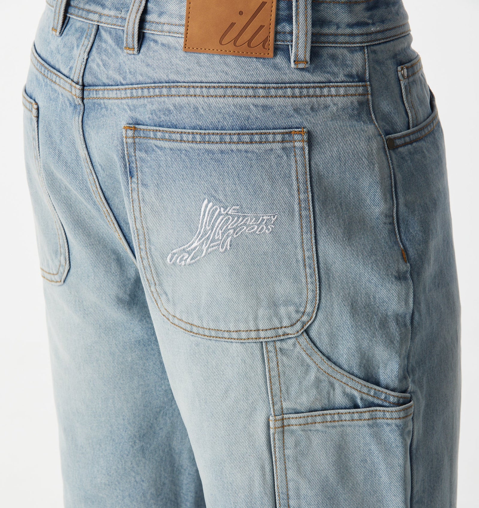 Clean Carpenter Short - Faded Blue | I Love Ugly AU