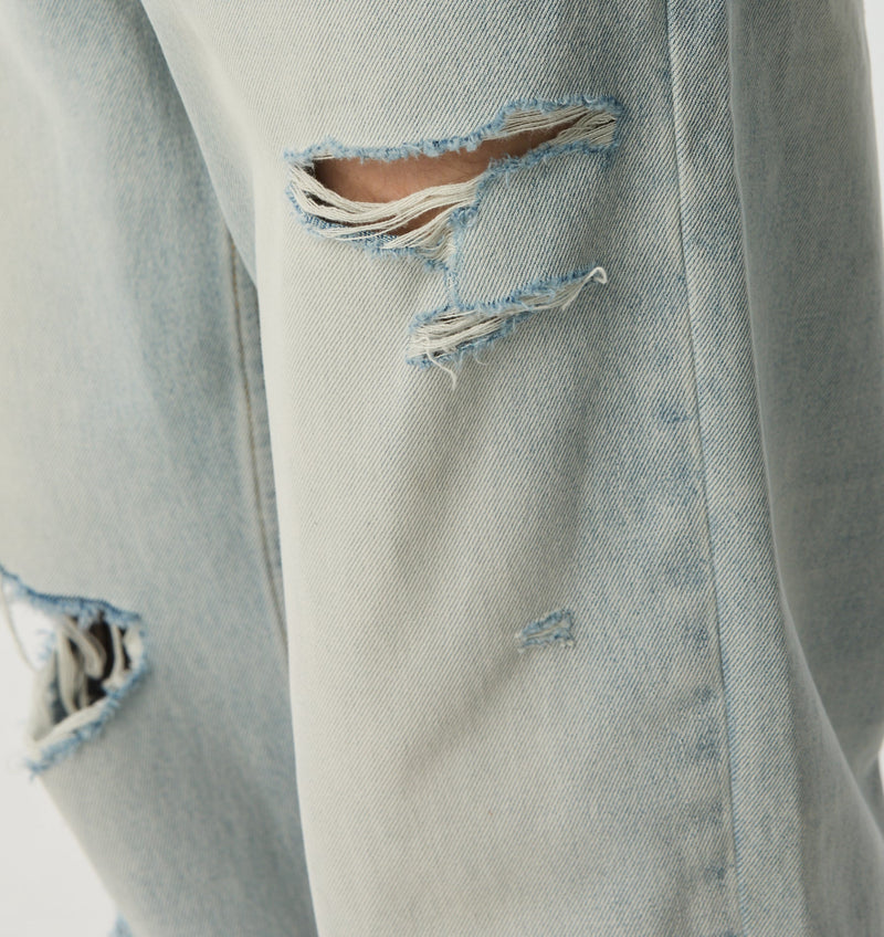 Distressed Edgar Denim - Light Vintage Blue | I Love Ugly AU